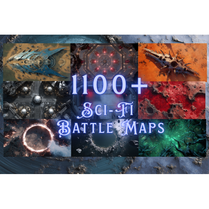 1100+ Sci-fi Battlemaps for TTRPG and VTT by Agnesagraphic - Gamefound