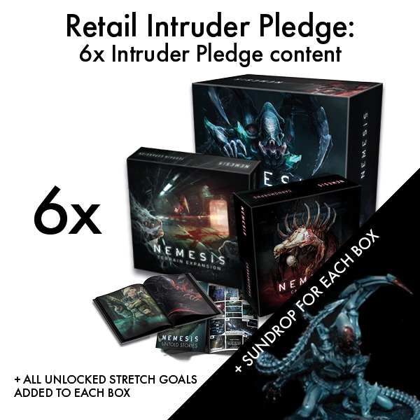 Nemesis by Awaken Realms - Retail Intruder pledge (Gamer all-in) - Gamefound
