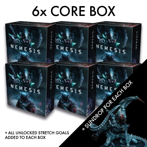 Nemesis by Awaken Realms - Retail SUNDROP Core box - Gamefound
