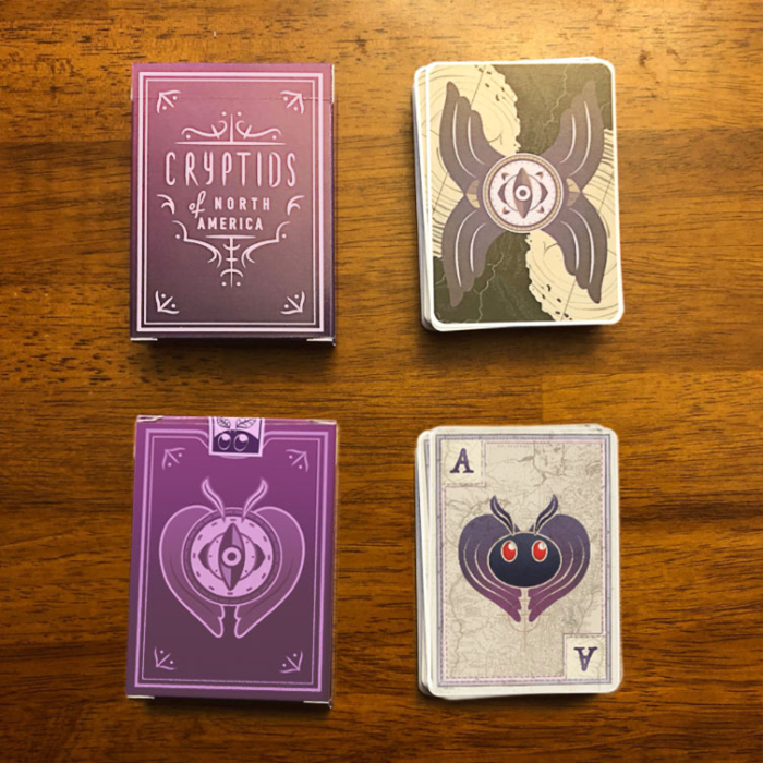 Mothman & other Cryptids of North America Playing Cards by ShawnWeg ...