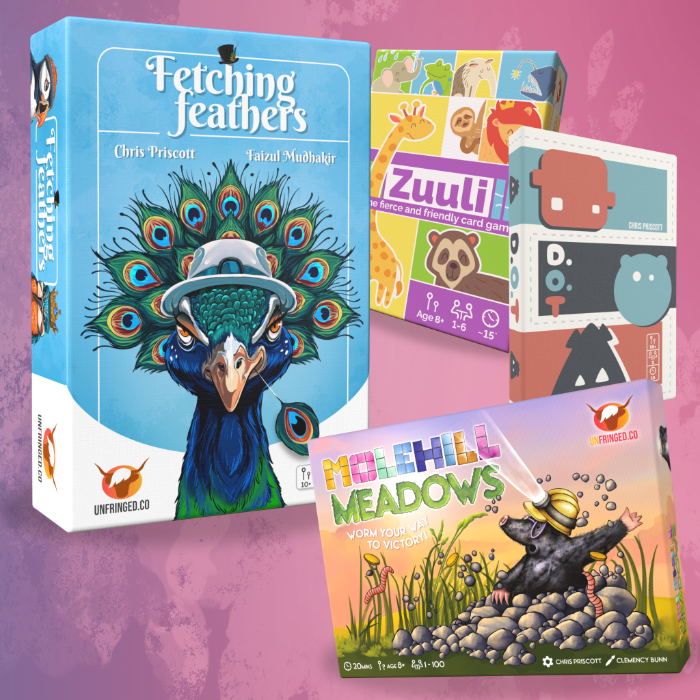 Fetching Feathers & D.O.T by Chris Priscott - Unfringed - Gamefound