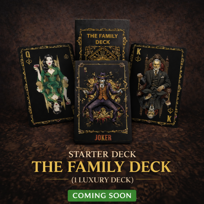 THE FAMILY DECK — Indestructible Mafia-Themed Poker Playing Cards by ...