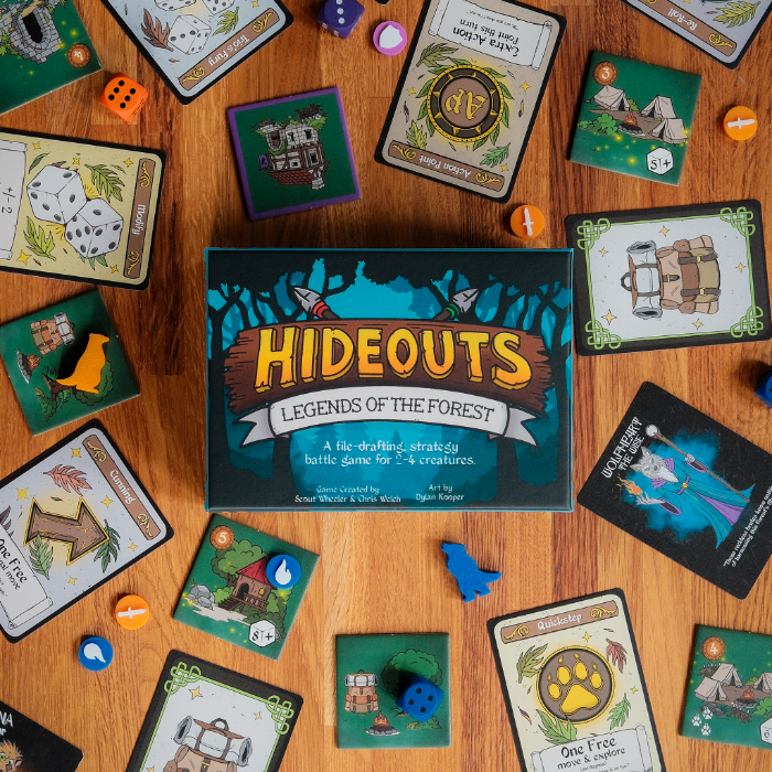 Hideouts: Legends of The Forest by Weasel & Wolf - Gamefound