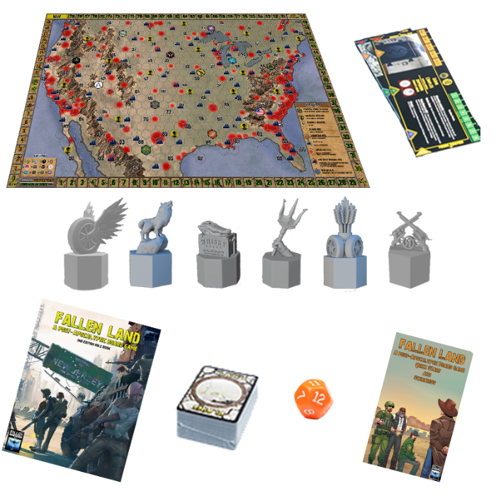 Fallen Land 2nd Edition Big Box & Descendants Expansion by Fallen ...