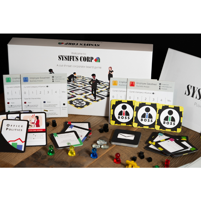 Welcome to Sysifus Corp - A cut-throat corporate board game by Pegasus Games - Welcome to ...