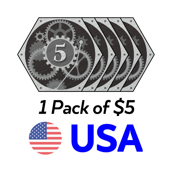 Rail Coins: Hexagonal Metal Coins for Train Games by Moaideas Game ...