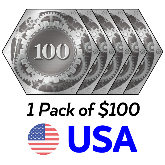 Rail Coins: Hexagonal Metal Coins for Train Games by Moaideas Game ...