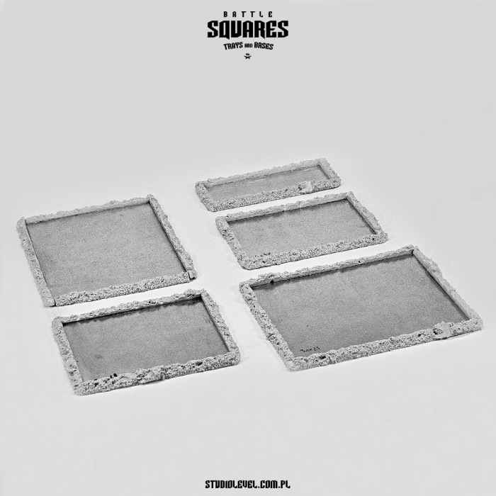 BATTLE SQUARES: Trays and Bases by StudioLevel - Tray 3 - Gamefound