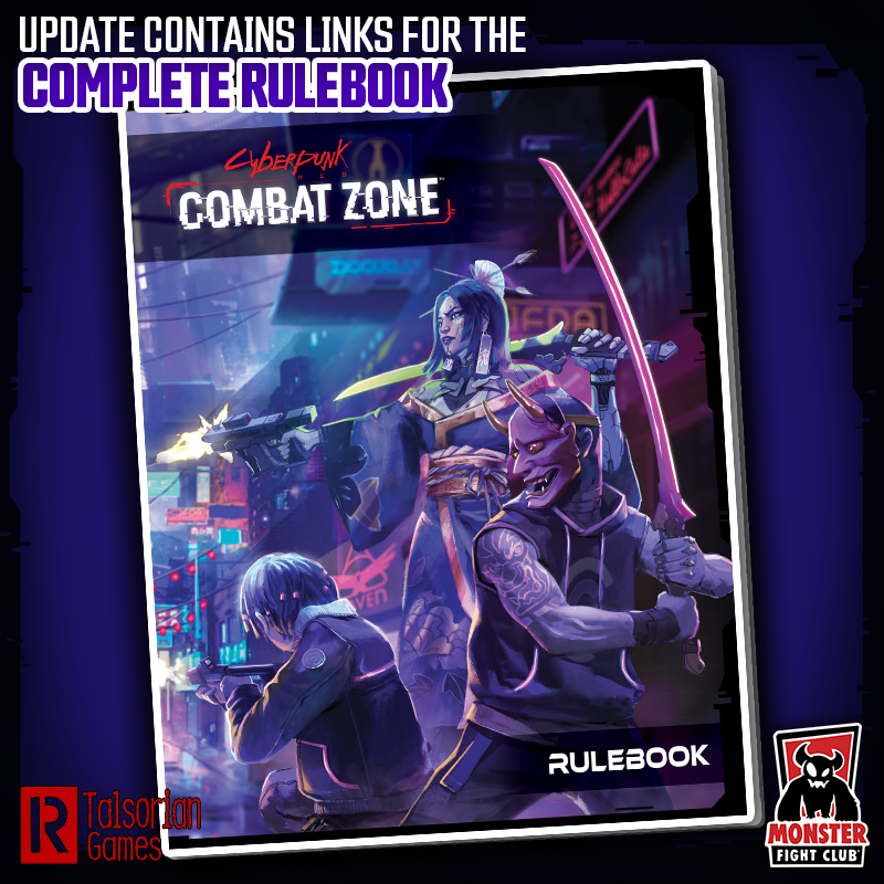 Cyberpunk Red: Combat Zone by Monster Fight Club - Combat Zone rulebook ...