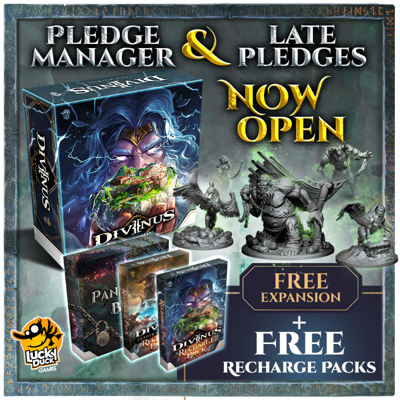 Divinus by Lucky Duck Games - Pledge Manager & Late Pledges are LIVE ...