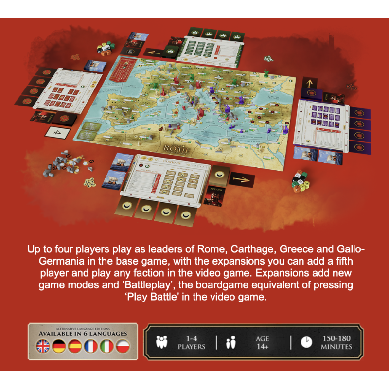 Total War: ROME: The Board Game by Colour Command & Combat Ltd ...