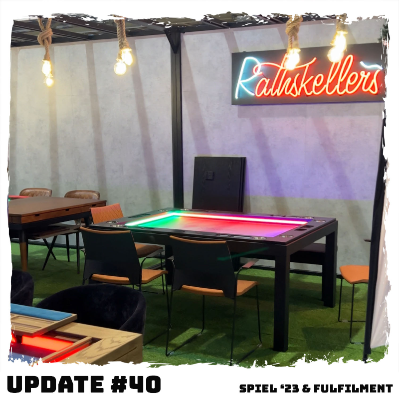 Sunnygeeks 1.5 - Modular Gaming Table by Rathskellers - Update #40 - Essen Spiel 2023 - Gamefound