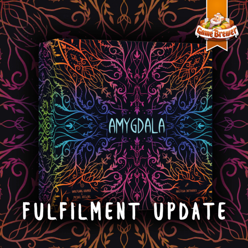 Amygdala by Game Brewer - Fulfilment Update + SPIEL news! - Gamefound