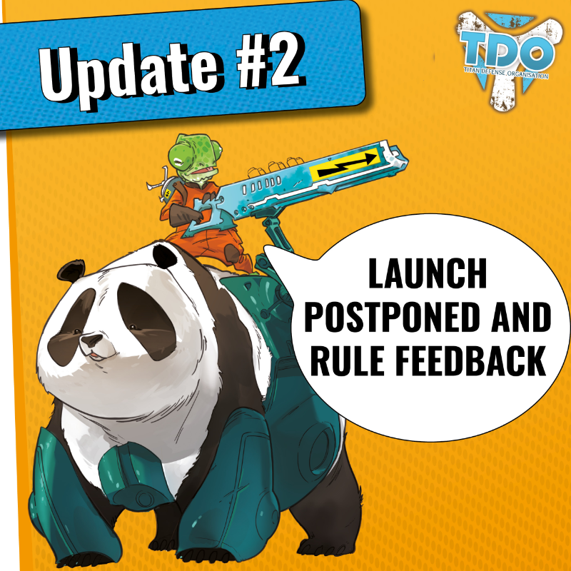 TITAN ZERO by King Racoon - Launch postponed and rule feedback - Gamefound