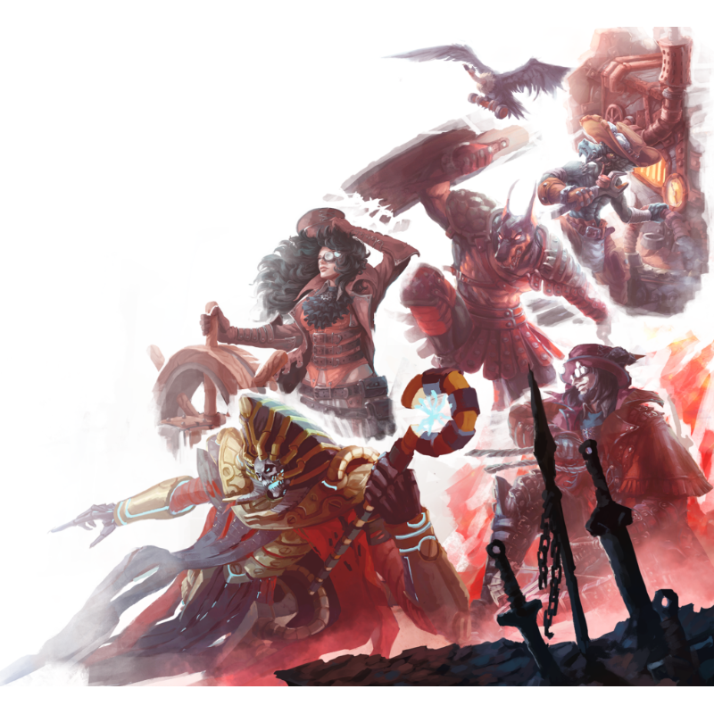 Guards of Atlantis II: Tabletop MOBA by Wolffdesigna - "Defiant" Hero ...