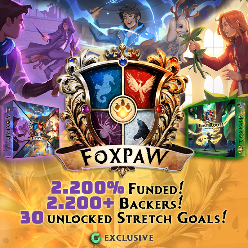 Foxpaw - A Magical Worker Placement Board Game (Gamefound Exclusive) by ...