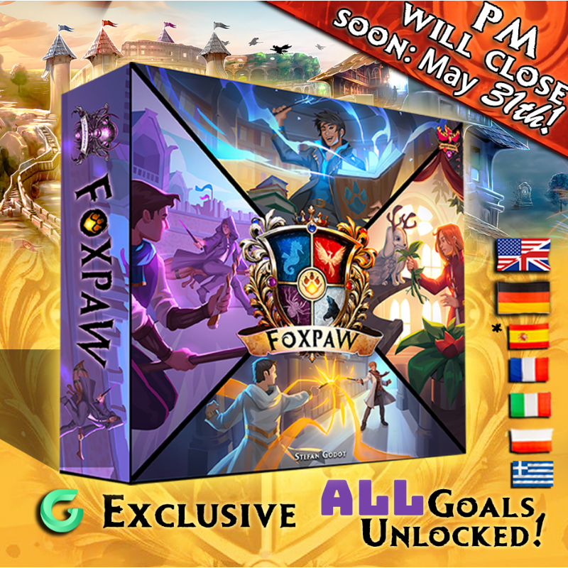 Foxpaw - A Magical Worker Placement Board Game (Gamefound Exclusive) by ...