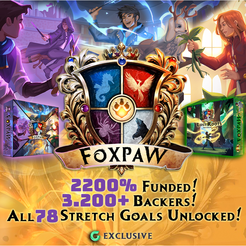 Foxpaw - A Magical Worker Placement Board Game (Gamefound Exclusive) by ...