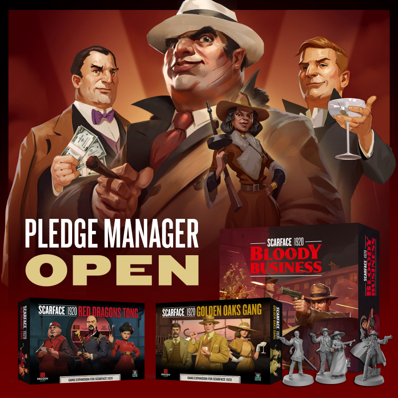 Scarface 1920: Bloody Business by Redzen Games - The day has come: Pledge Manager is now live ...