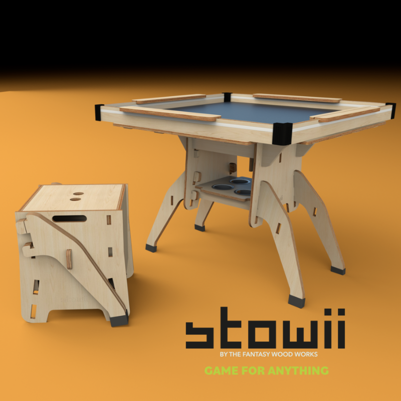 Stowii - The Portable, Adaptable, Foldaway Gaming Table That's Game For ...