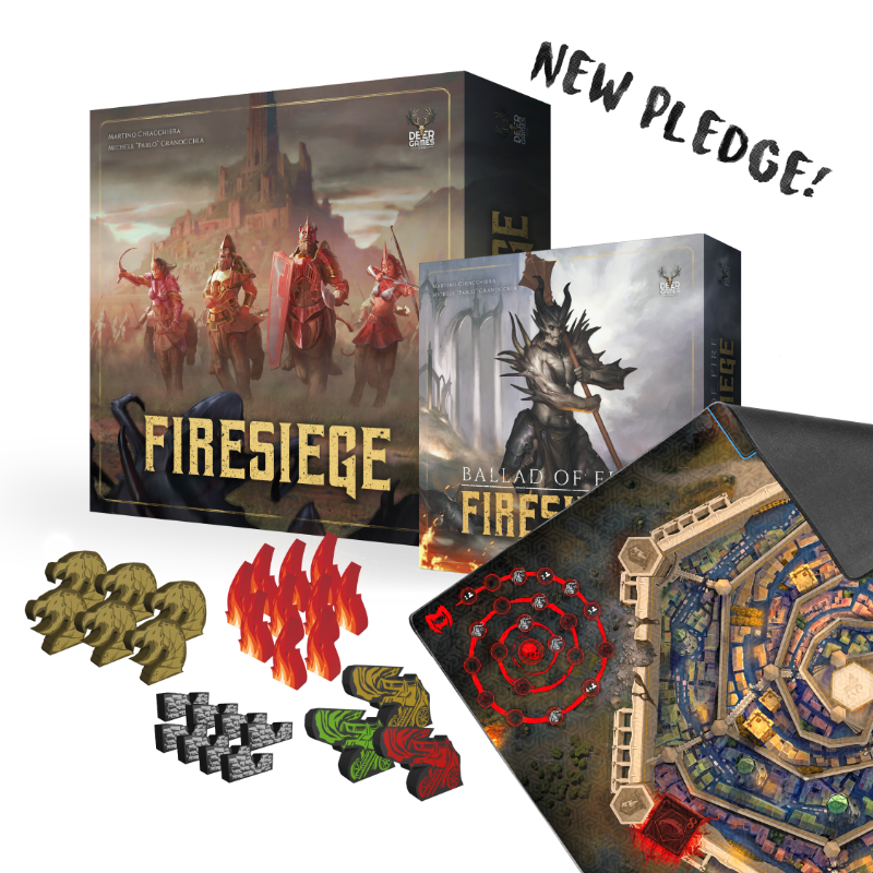 Firesiege by Deer Games Studio - New pledge level and add-ons! - Gamefound