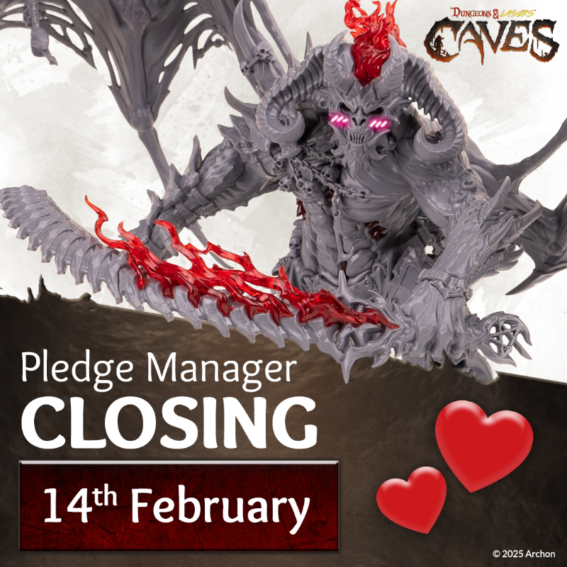 Dungeons & Lasers VI: Caves by Archon Studio - Pledge Manager Closing Soon, New Journeys on the ...