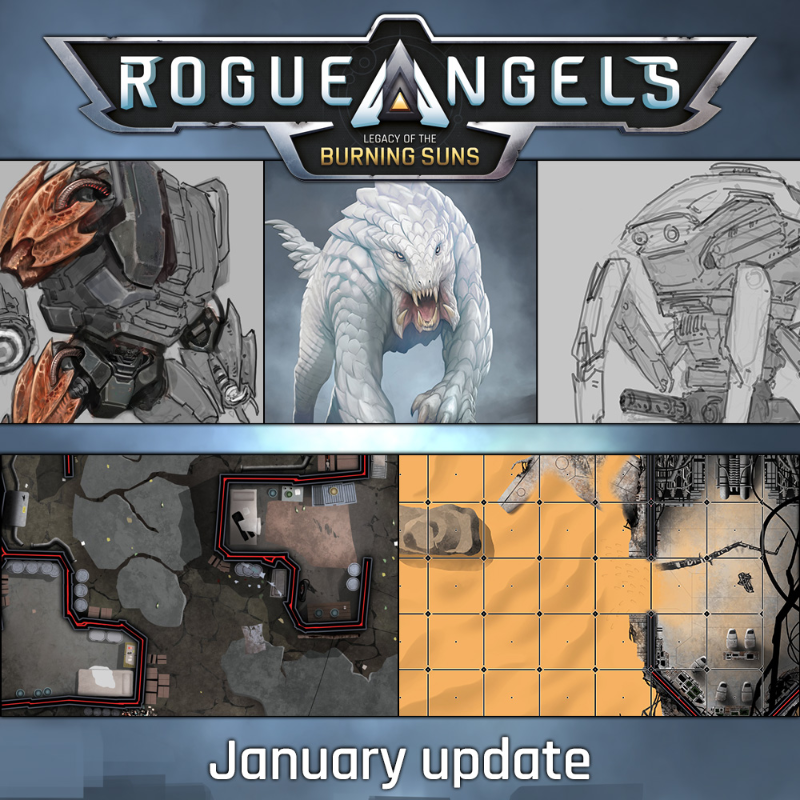 Rogue Angels by Sun Tzu Games - January progress (story, illustrations ...