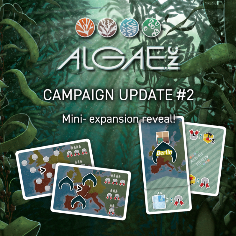Algae Inc. by Game Brewer - Mini-expansion reveal! - Gamefound