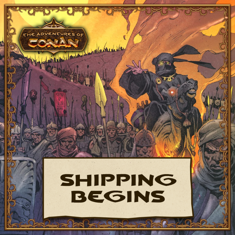 The Adventures of Conan by GF9 - Shipping Begins - Gamefound