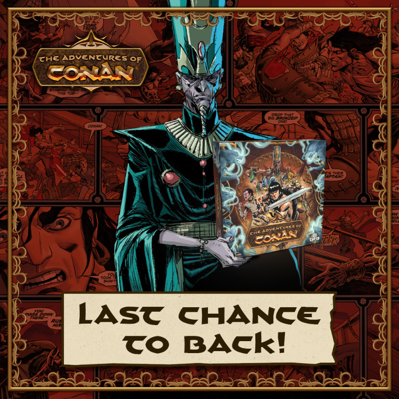 The Adventures of Conan by GF9 - Live Update #17 - Final Hours - Gamefound