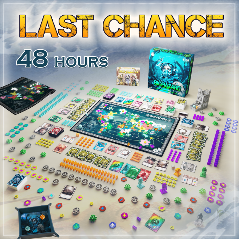 Biohazard: Raging Outbreak by Toribio Boardgames - FINAL CALL TO BACK ...