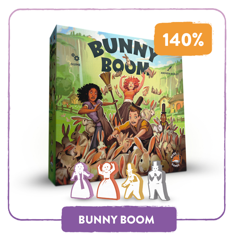 Bunny Boom by Guime - 140% and moving towards the next stretch goal ...
