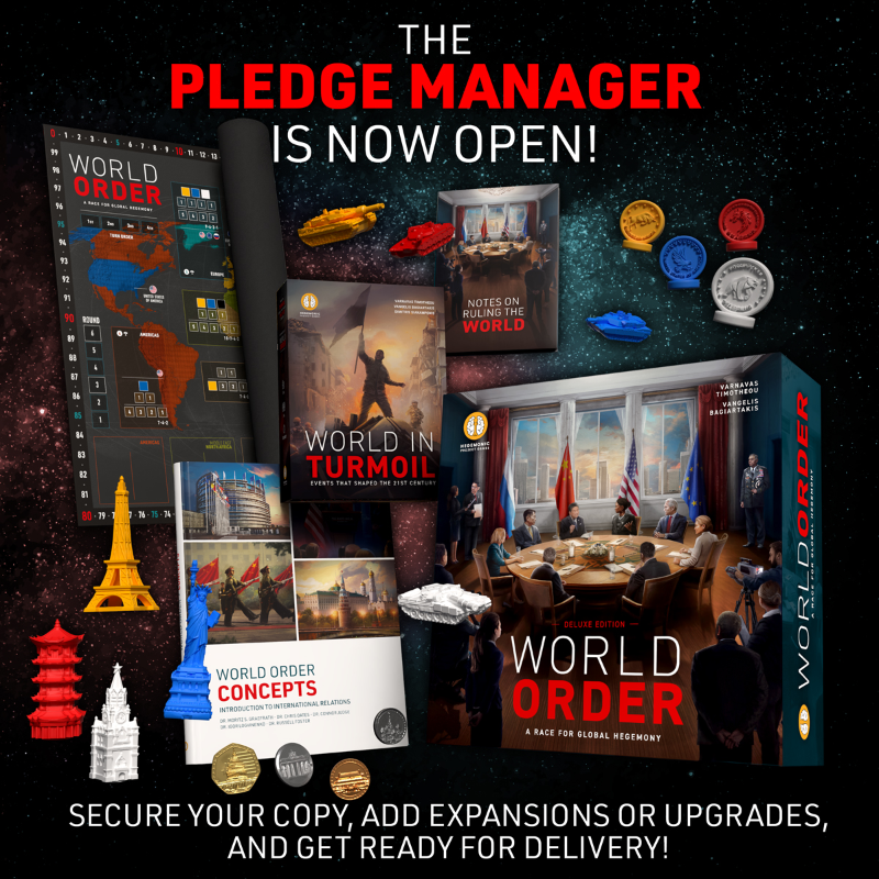 World Order by Hegemonic Project Games - Pledge Manager Open, Brand New ...