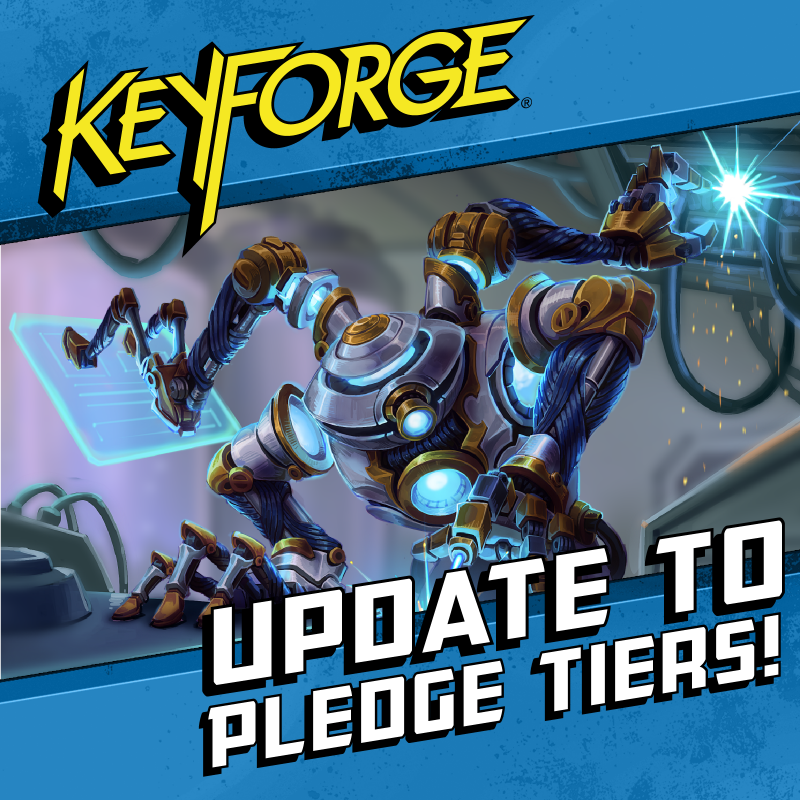 KeyForge: Æmber Skies by Ghost Galaxy - Changes to Pledge Tiers - Gamefound