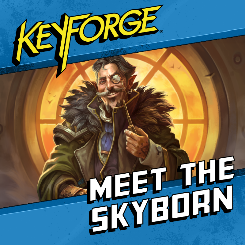 KeyForge: Æmber Skies by Ghost Galaxy - Introducing House Skyborn ...