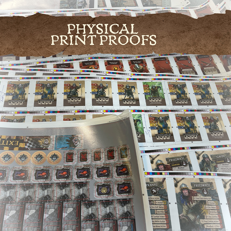 The Dead Keep by CMON - A Look at the Physical Print Proofs - Gamefound