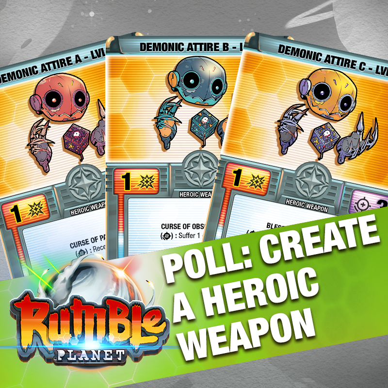 Rumble Planet by Ankama Boardgames - Heroic Item: Demonic Attire Is the ...