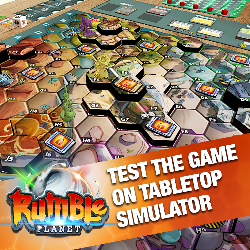 Rumble Planet by Ankama Boardgames - TTS Mod and Draft Rules Available ...