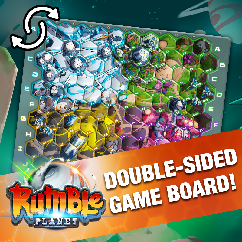 Rumble Planet by Ankama Boardgames - Day 11 Reveal: Double sided Game ...
