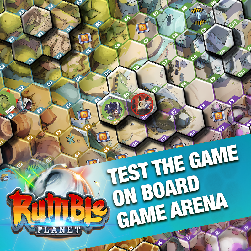 Rumble Planet by Ankama Boardgames - Now Try Rumble Planet - Gamefound