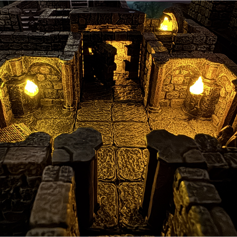 Dungeons Reforged - Hand Painted Modular Terrain by Dwarven Forge - Day 12 - Opening the ...