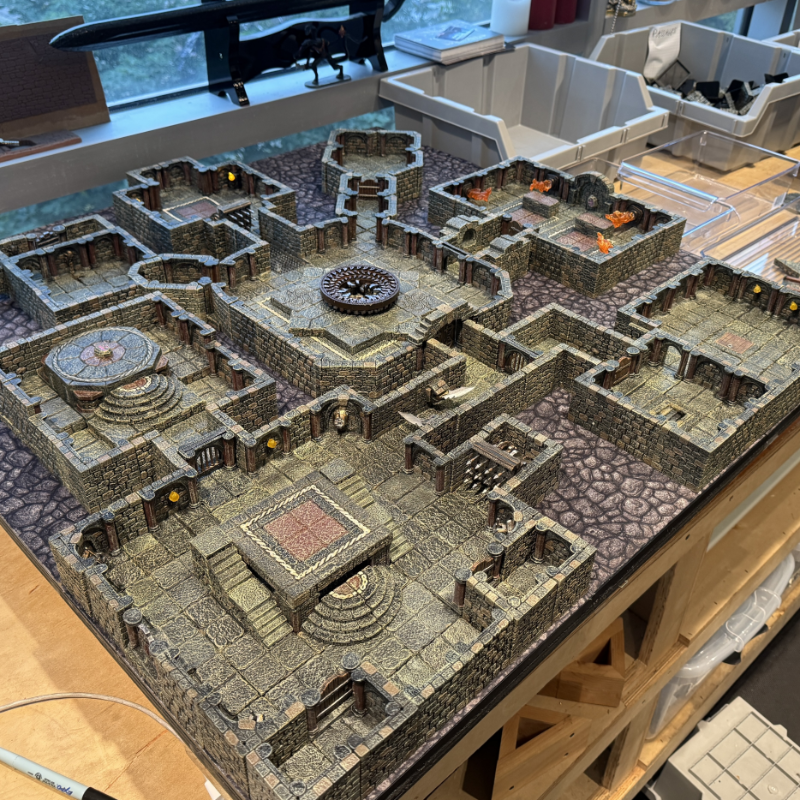 Dungeons Reforged - Hand Painted Modular Terrain by Dwarven Forge - Day 4 - Developing Dungeons ...