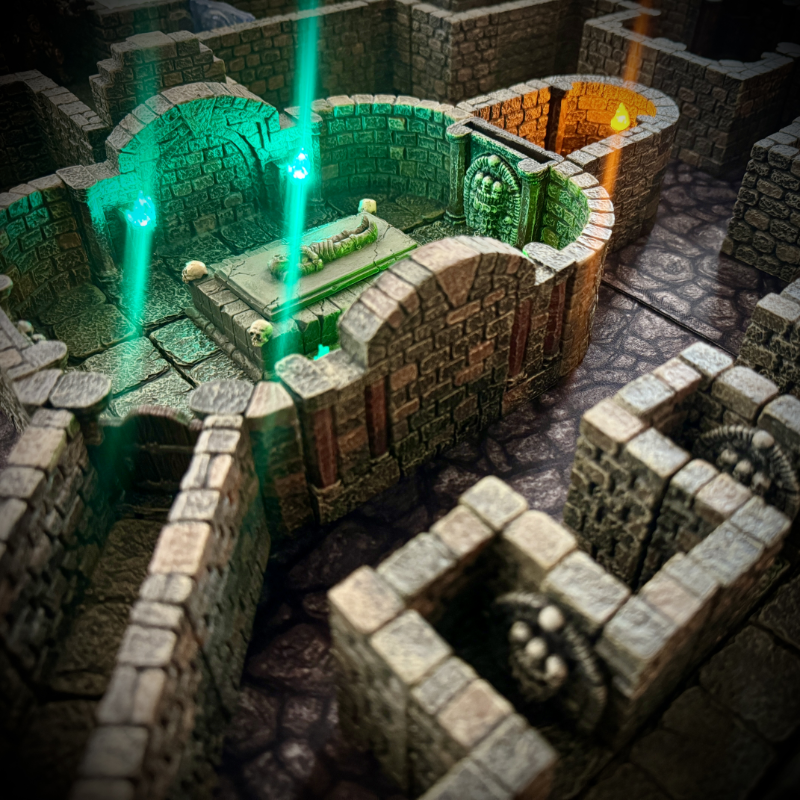 Dungeons Reforged - Hand Painted Modular Terrain by Dwarven Forge - Day 5 - Secrets of the ...
