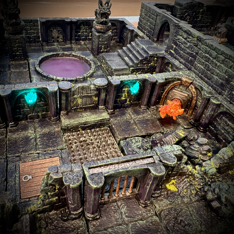 Dungeons Reforged - Hand Painted Modular Terrain by Dwarven Forge - Day 25 - Traps! - Gamefound