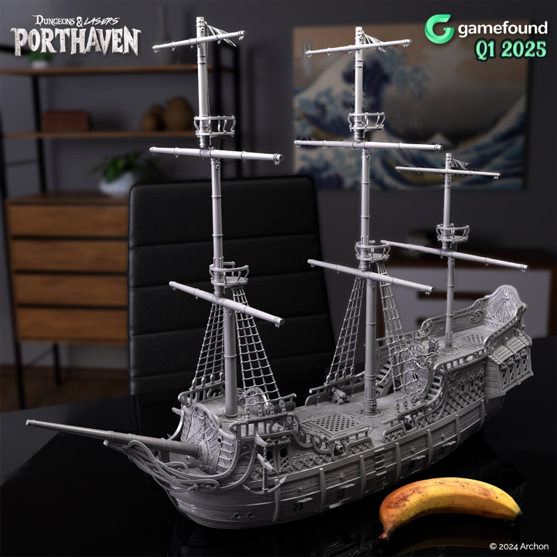 Dungeons & Lasers VII: Porthaven by Archon Studio - Ship Ahoy! - Gamefound