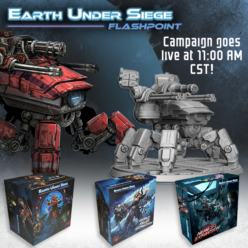 Earth Under Siege: Flashpoint Reprint plus Nemesis Expansion by Dark ...