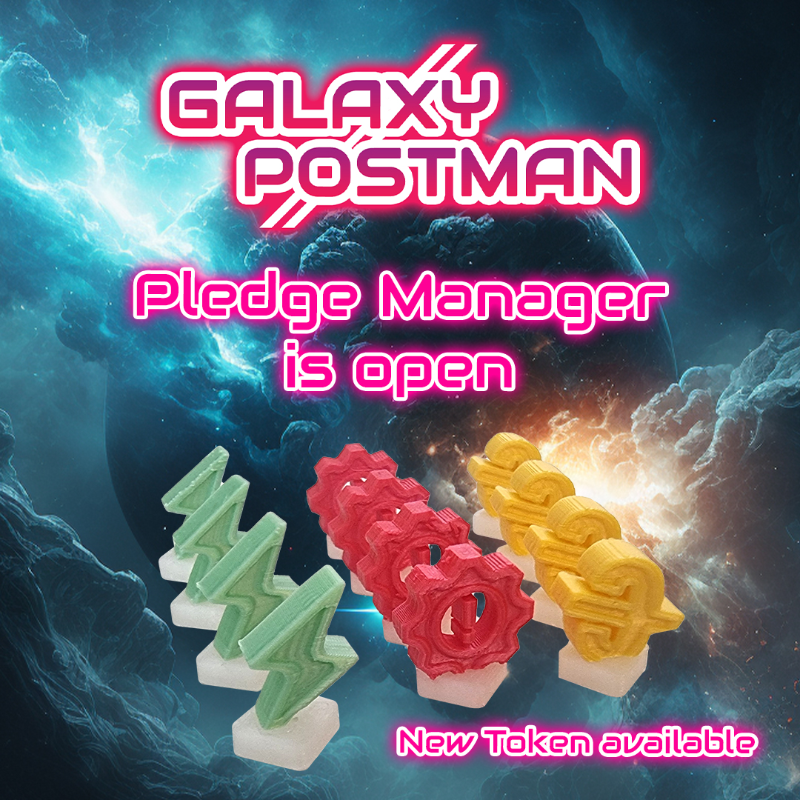 Galaxy Postman Reprint + New Expansion by Hodari Spiele - Pledge Manager is open - Late Pledges ...