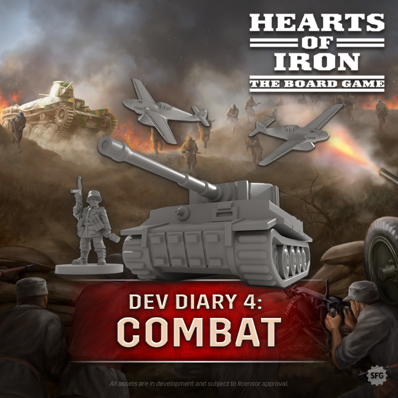 Hearts of Iron: The Board Game by Steamforged Games - Command, Combat ...