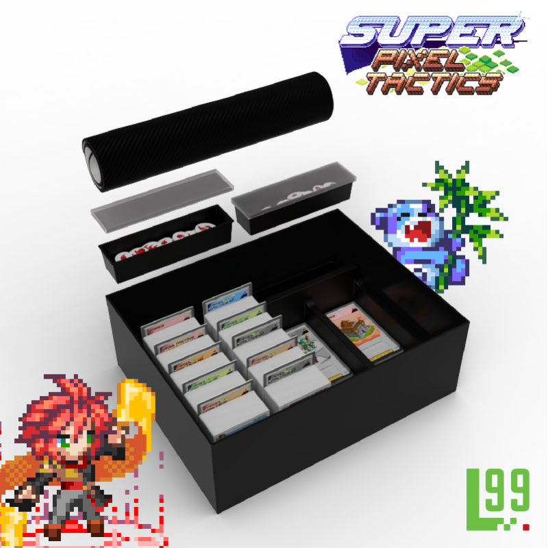 Super Pixel Tactics by Level 99 Games - A look inside the Box! - Gamefound