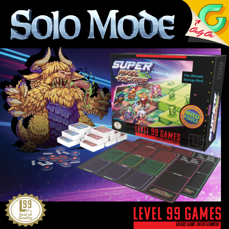 Super Pixel Tactics by Level 99 Games - Another Solo Play Video - Gamefound